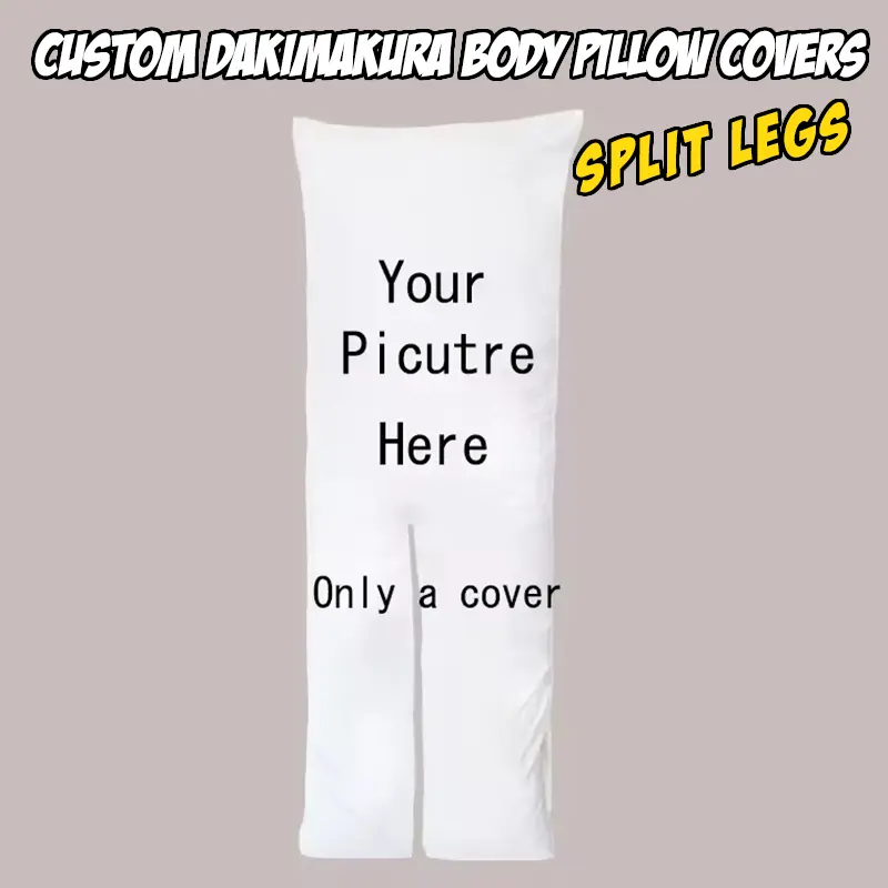 Custom Dakimakura Body Pillow Covers Split Leg - Otaku Gift Store